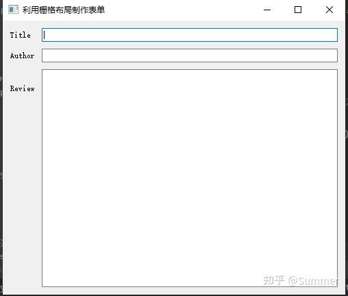 学习笔记-PyQt5布局管理（2）-栅格布局QGridLayout - 知乎