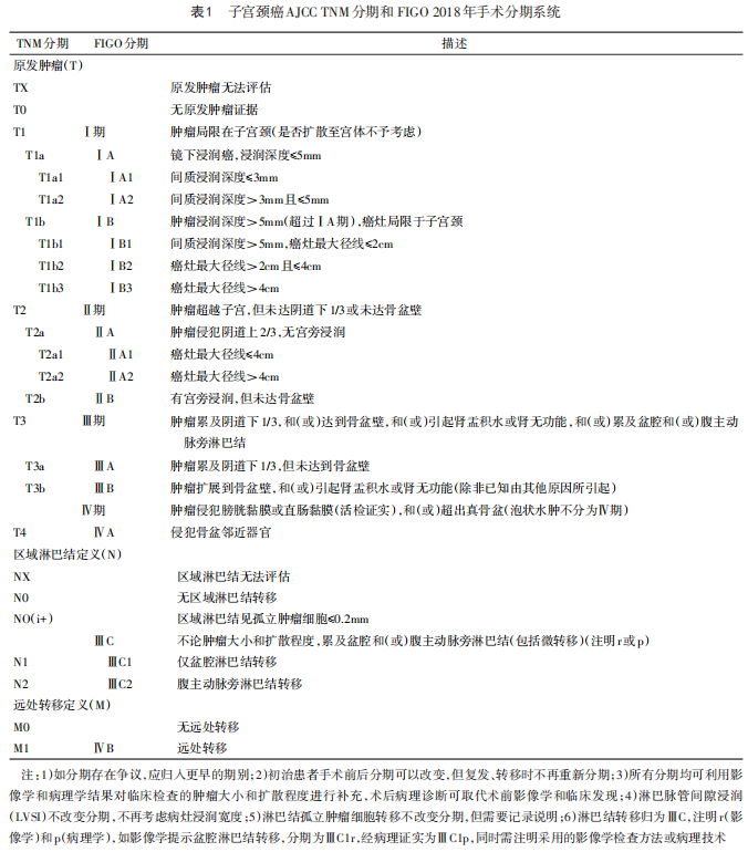 妇科肿瘤FIGO分期与TNM分期 - 知乎