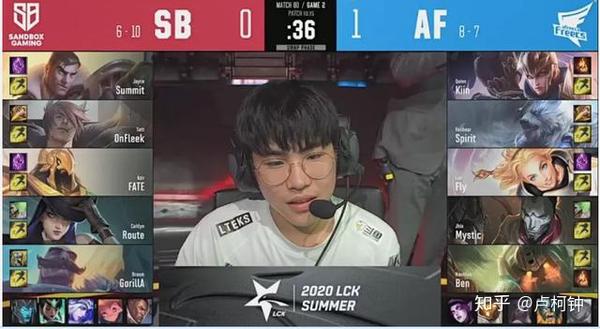 1V1电竞比分LOL LCK夏季赛：AF 1-1SB打开局面 - 知乎