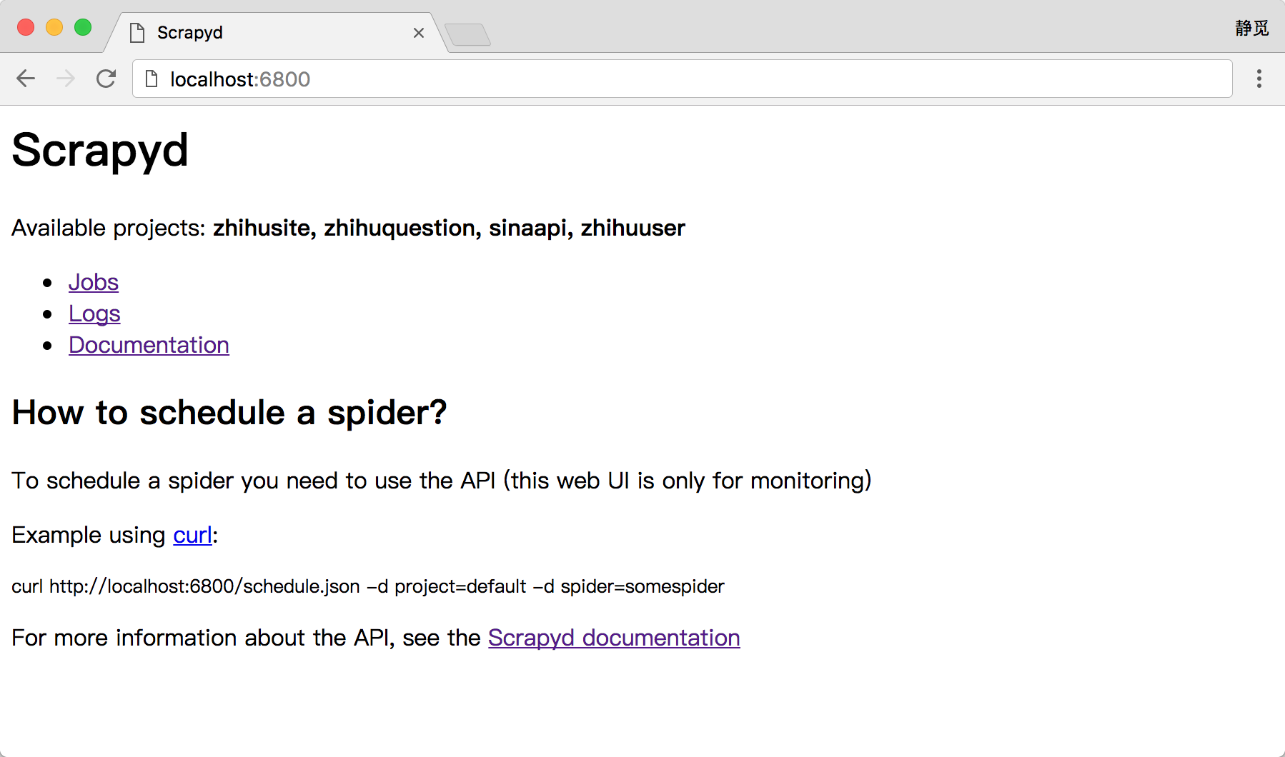 【Python3网络爬虫开发实战】1.9.2-Scrapyd的安装 - 知乎