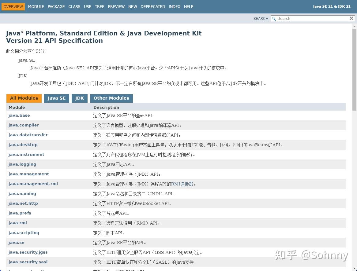 中文 JDK21 API 网站上线，为 Java 开发者提供全新体验！ - 知乎