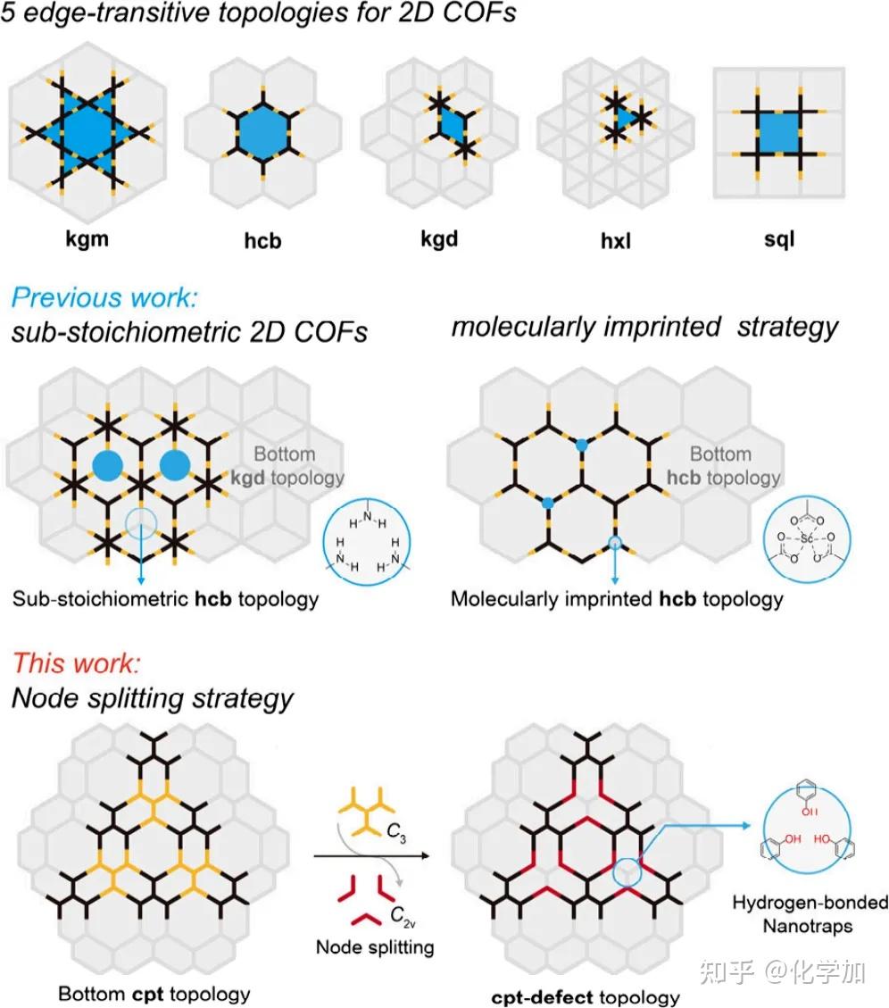 浙工大/宁波大学彭永武课题组JACS：节点分裂策略构建cpt-defect拓扑2D-COFs - 知乎