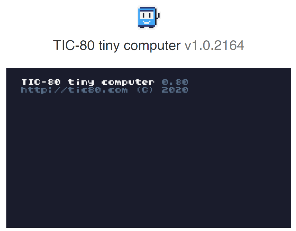 【冥想游戏】JUNE 8：TIC-80 Tiny Computer - 知乎