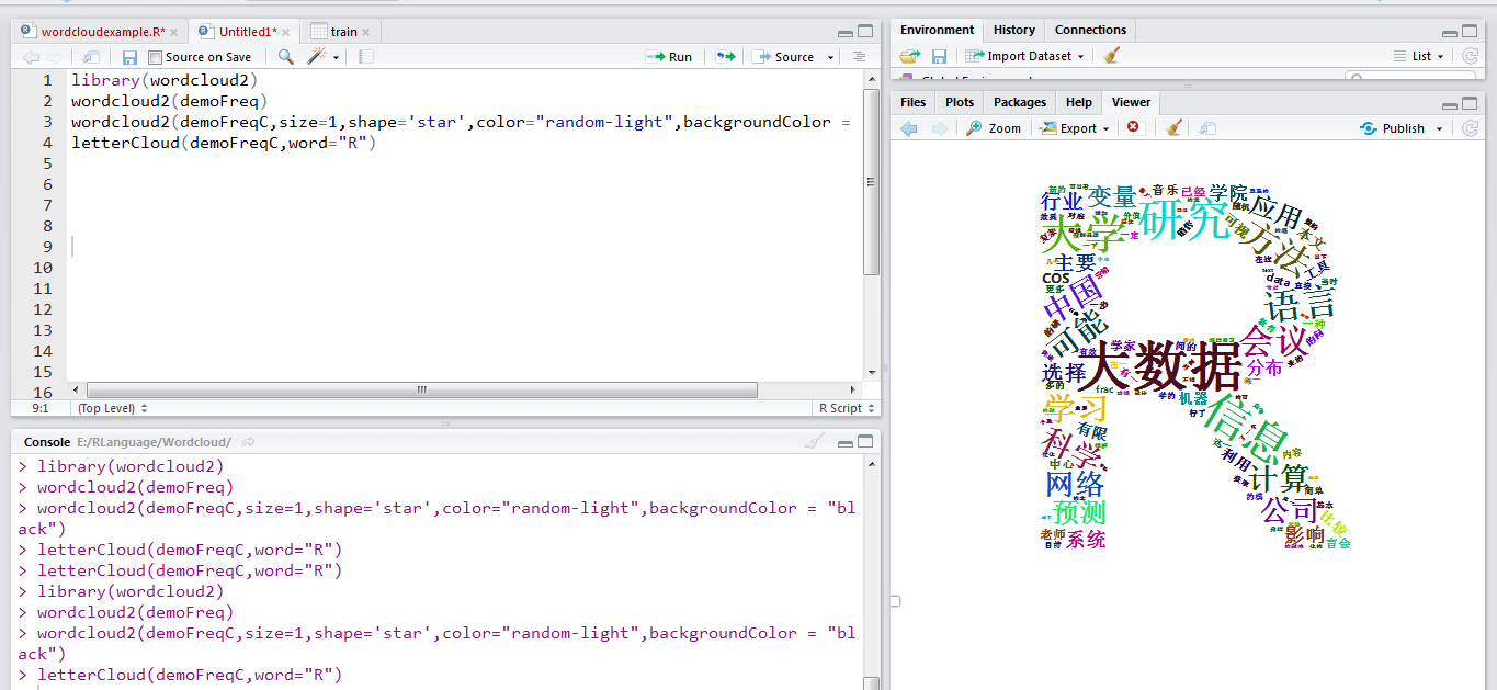 Rstudio使用wordcloud2制作词云时自定义图片不显示? - 知乎