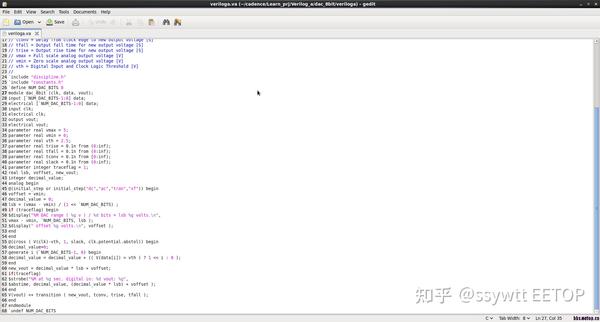 EETOP论坛原创贴分享《以DAC为例介绍SpectreVerilog数模混合电路仿真方法(含代码)》 - 知乎