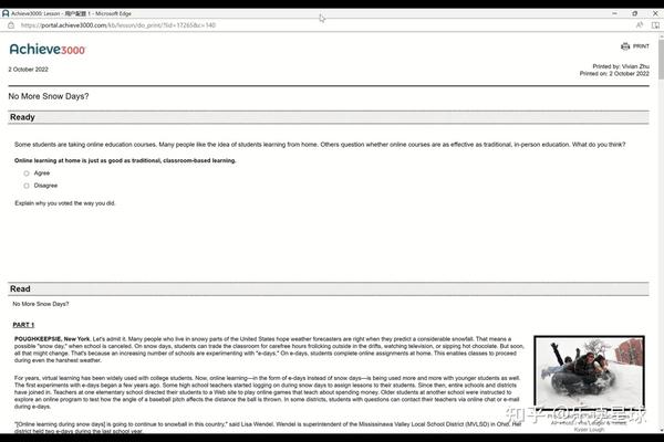 Achieve3000 常见问题总结Q&A - 知乎