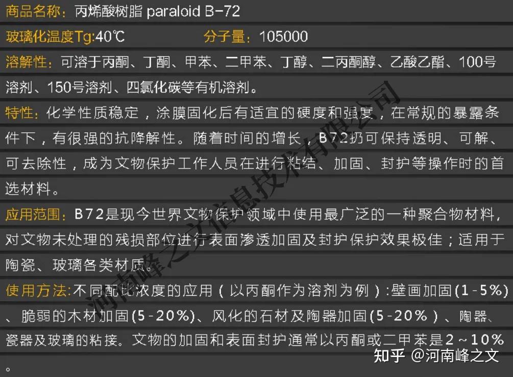 Paraloid B-72：文物的 “隐形守护者” - 知乎