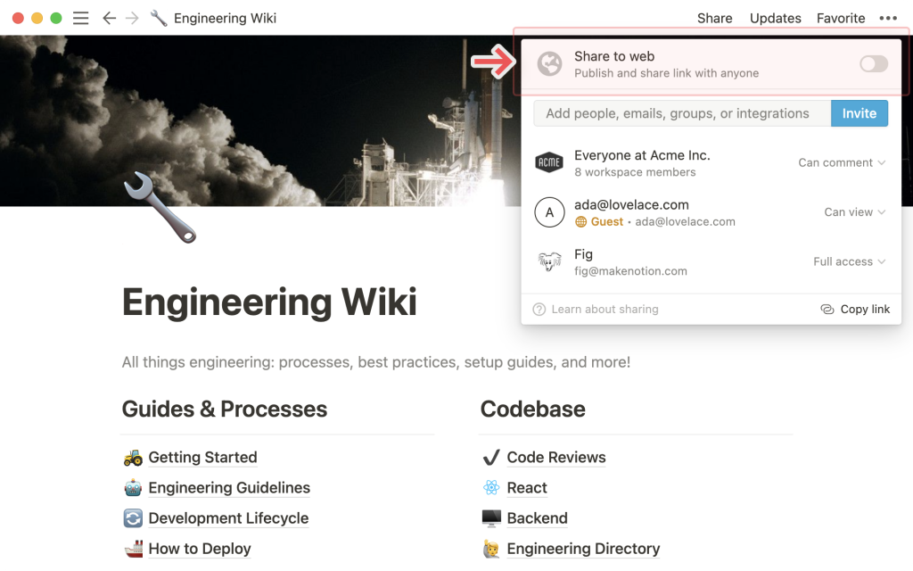 Notion 使用教程：如何使用Notion分享功能？个人&企业版教程 - 知乎