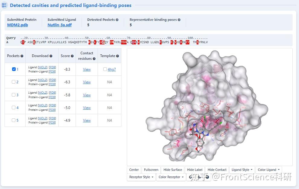 在线分子对接工具：全自动的蛋白-配体盲对接计算（CB-Dock2） - 知乎