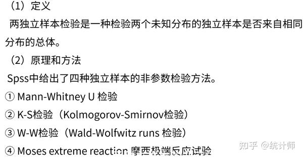 两独立样本的非参数检验详细思路及实操步骤 知乎