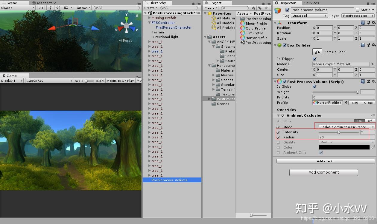 Unityshader——post Processing Stack 知乎