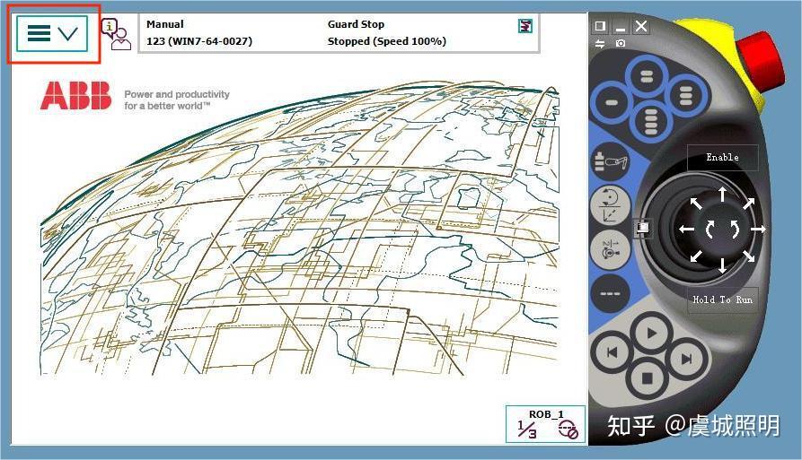 ABB 工业机器人现场编程-示教器的设置 - 知乎