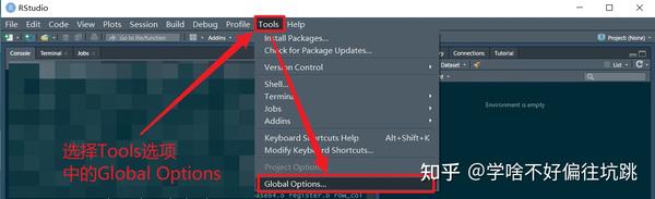 Rstudio设置国内镜像站点 - 知乎