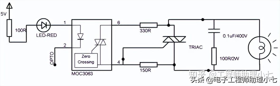 MOC3063 是什么?MOC3063光耦详细参数+应用电路，一文轻松搞定 - 知乎