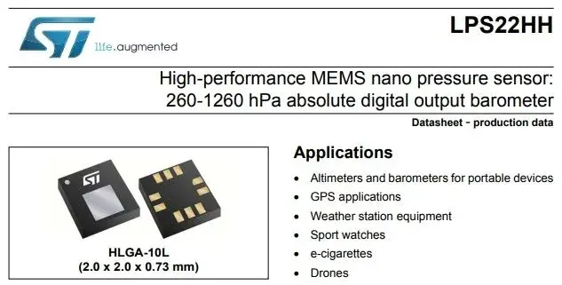 优板评测系列 | STM32U585AI探索套件压力传感器LPS22HH驱动与海拔换算 - 知乎