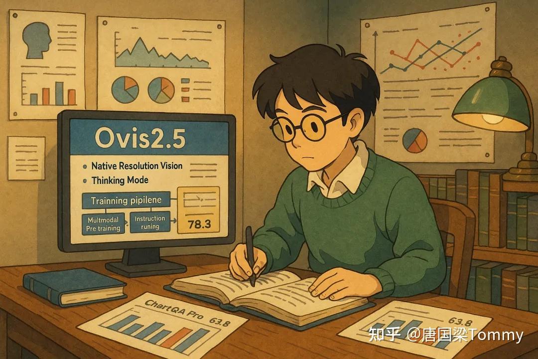 登顶开源榜首，阿里Ovis2.5深度解读，多模态模型如何拥有原生视觉与深度思考能力？ - 知乎