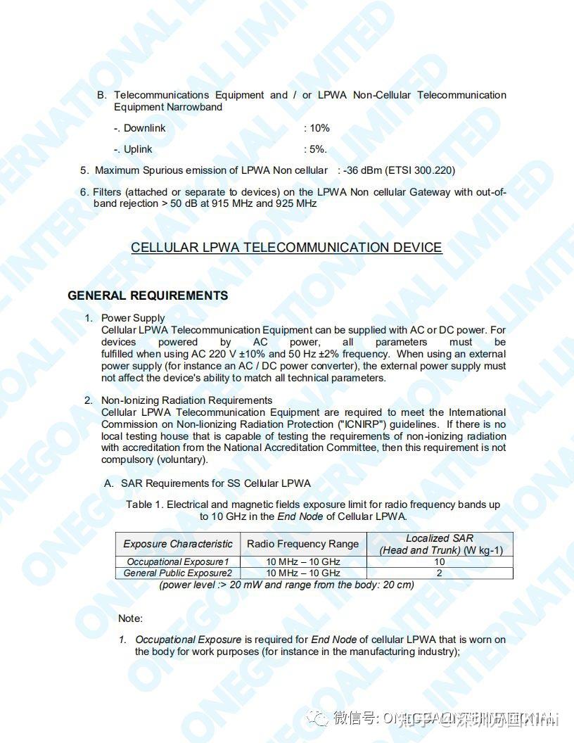 印尼SDPPI法规参考之LPWA-1 - 知乎