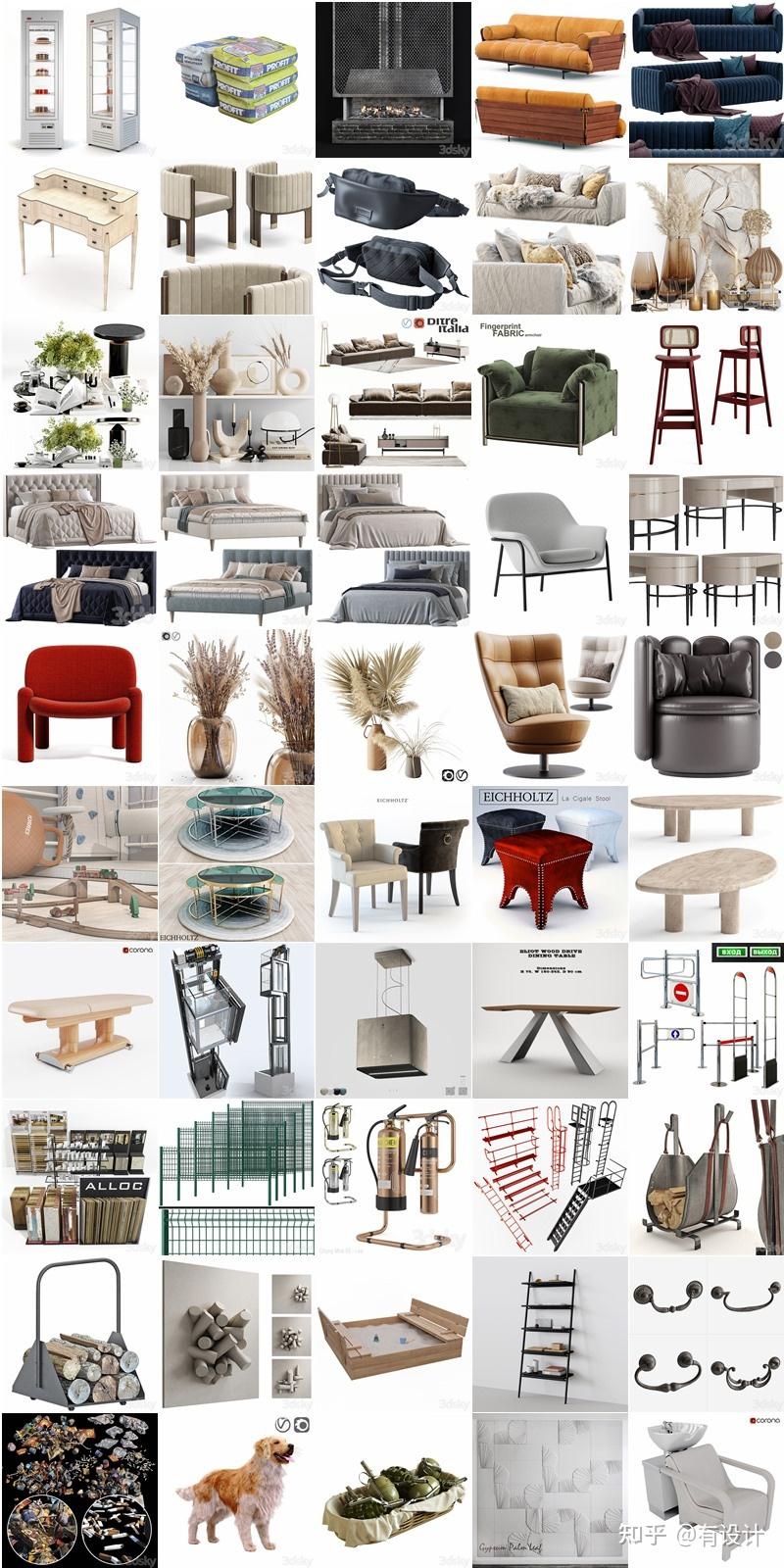 3dsky Pro 2023年11月3D模型合辑第一季 | 260套 | 11GB - GFXHUB - 知乎