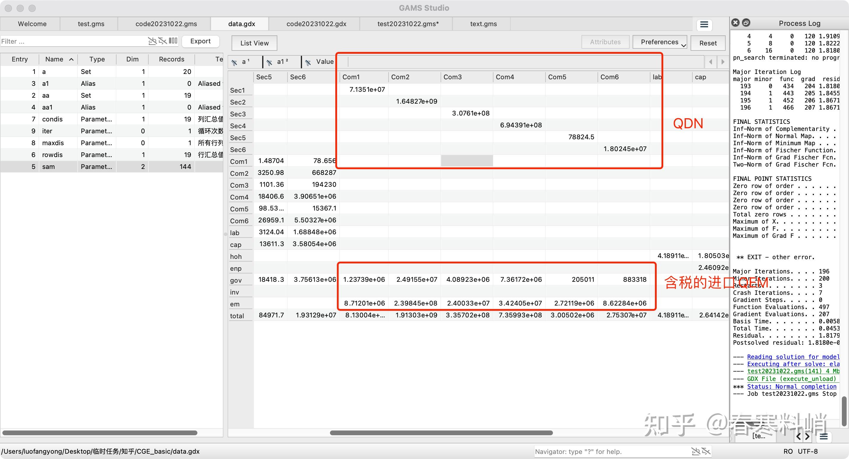 GAMS编写CGE模型代码第三篇：一个简单的静态单区域CGE模型代码编写 - 知乎