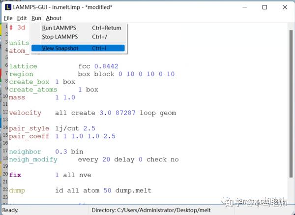 LAMMPS推出GUI界面，模拟从未如此简单 - 知乎