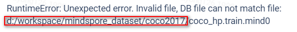 MindRecord数据集格式-Windows下数据集报错Invalid file, DB file can not match - 知乎