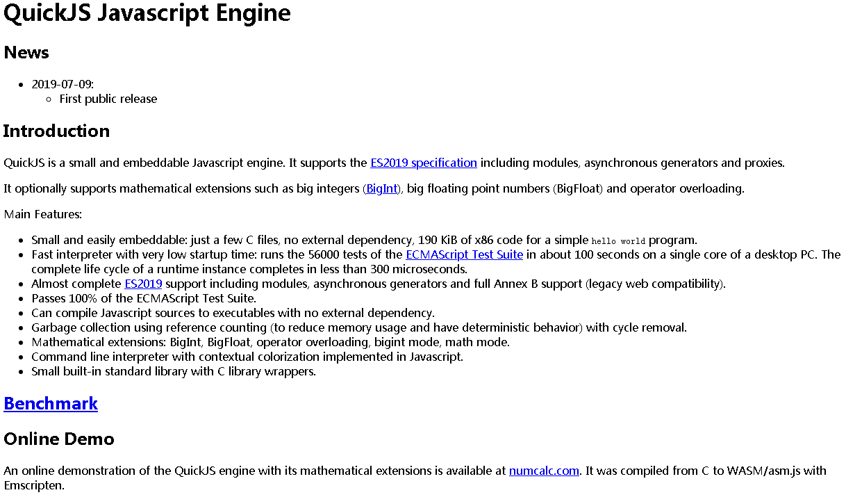 酷站推荐 - bellard.org-Fabrice Bellard:QuickJS,FFMPEG - 知乎