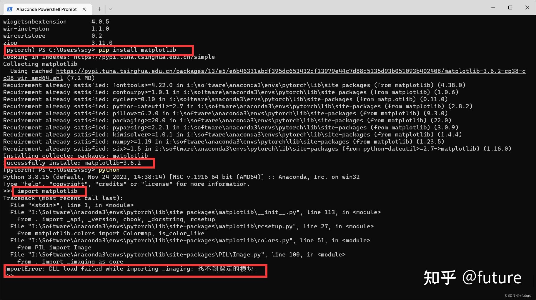 Python安装matplotlib时出现这个问题，请教大佬指点一下？ - 知乎