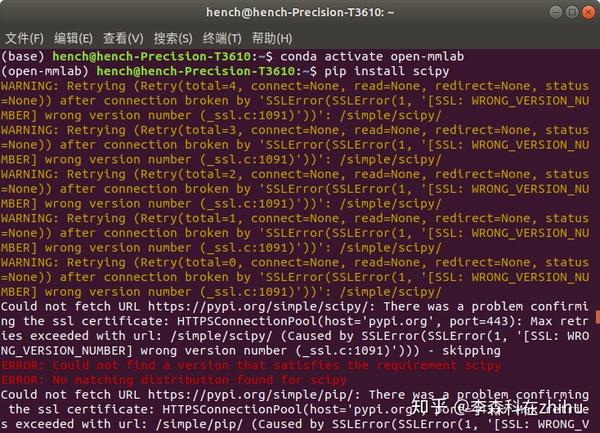 用另一种方式解决WARNING: Retrying (Retry(total=4, connect - 知乎