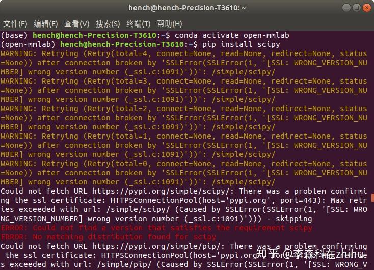用另一种方式解决WARNING: Retrying (Retry(total=4, connect - 知乎