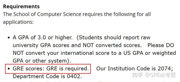 最新最全！24 Fall全球各大高校GRE要求整理！ - 知乎