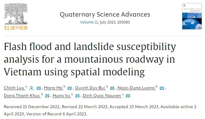 期刊面面聊 | Quaternary Science Advances：2022影响因子4.5，稿件提交到接受中位时间仅83天 - 知乎