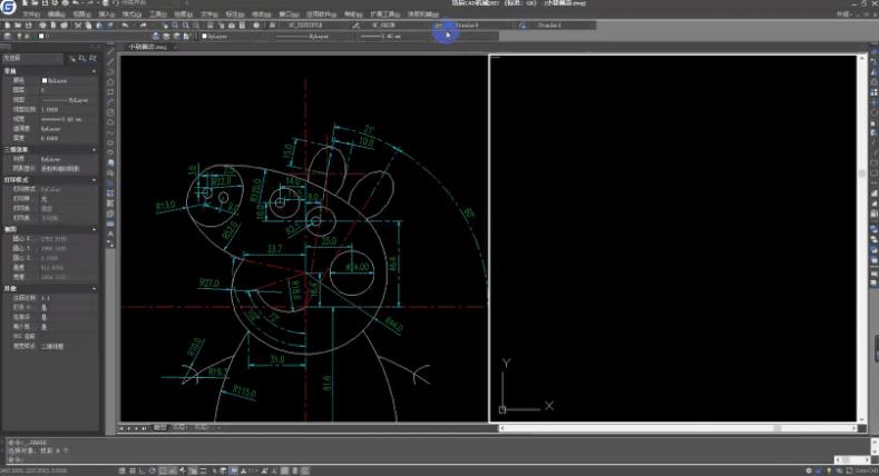 CAD中怎么画小猪佩奇？CAD创意绘图，轻松掌握王者技巧！ - 知乎