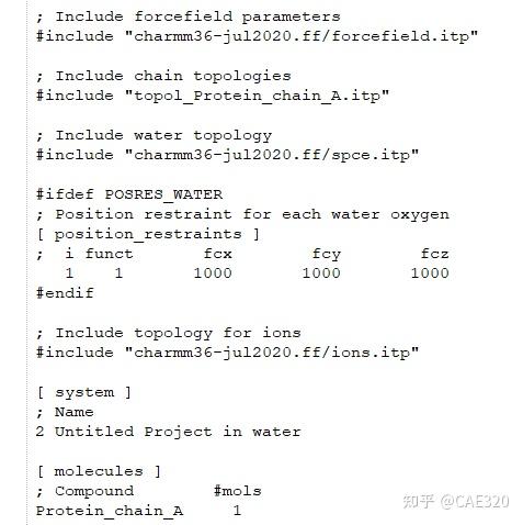 GROMACS模拟流程与力场构建 - 知乎
