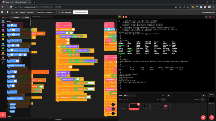 大神用 Scratch 手搓 RISC-V 模拟器，成功运行 Linux 内核 - 知乎