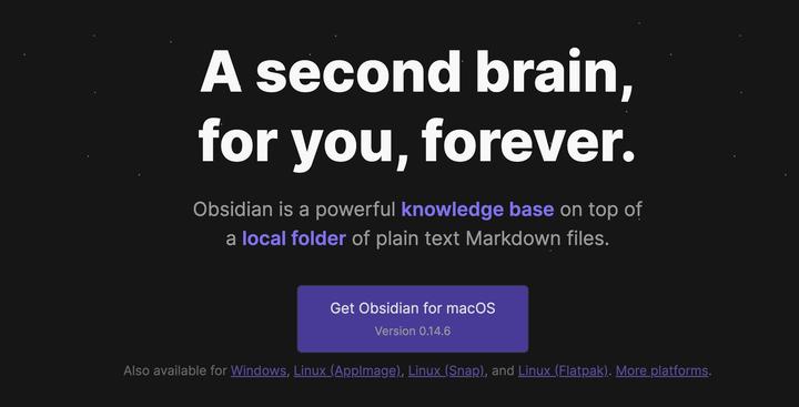 Mac/Win版Obsidian安装包下载 - 知乎