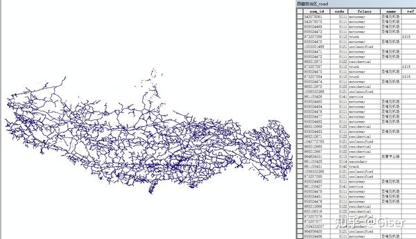 2020-2022年最全西藏自治区矢量数据（路网含城市道路、铁路（包括地铁、轻轨）高速、国道、省道、县道、乡道+几百万个poi数据+省市县乡镇 ...