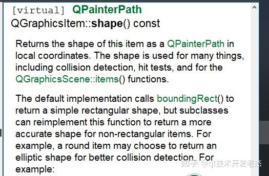 Qt 图形视图框架——QGraphicsItem - 知乎