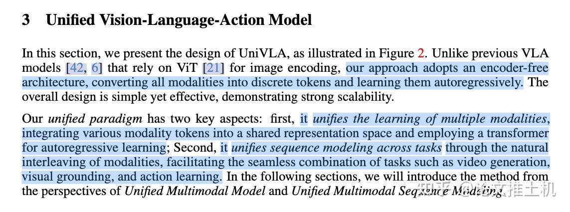 Unified Vision-Language-Action Model - 知乎