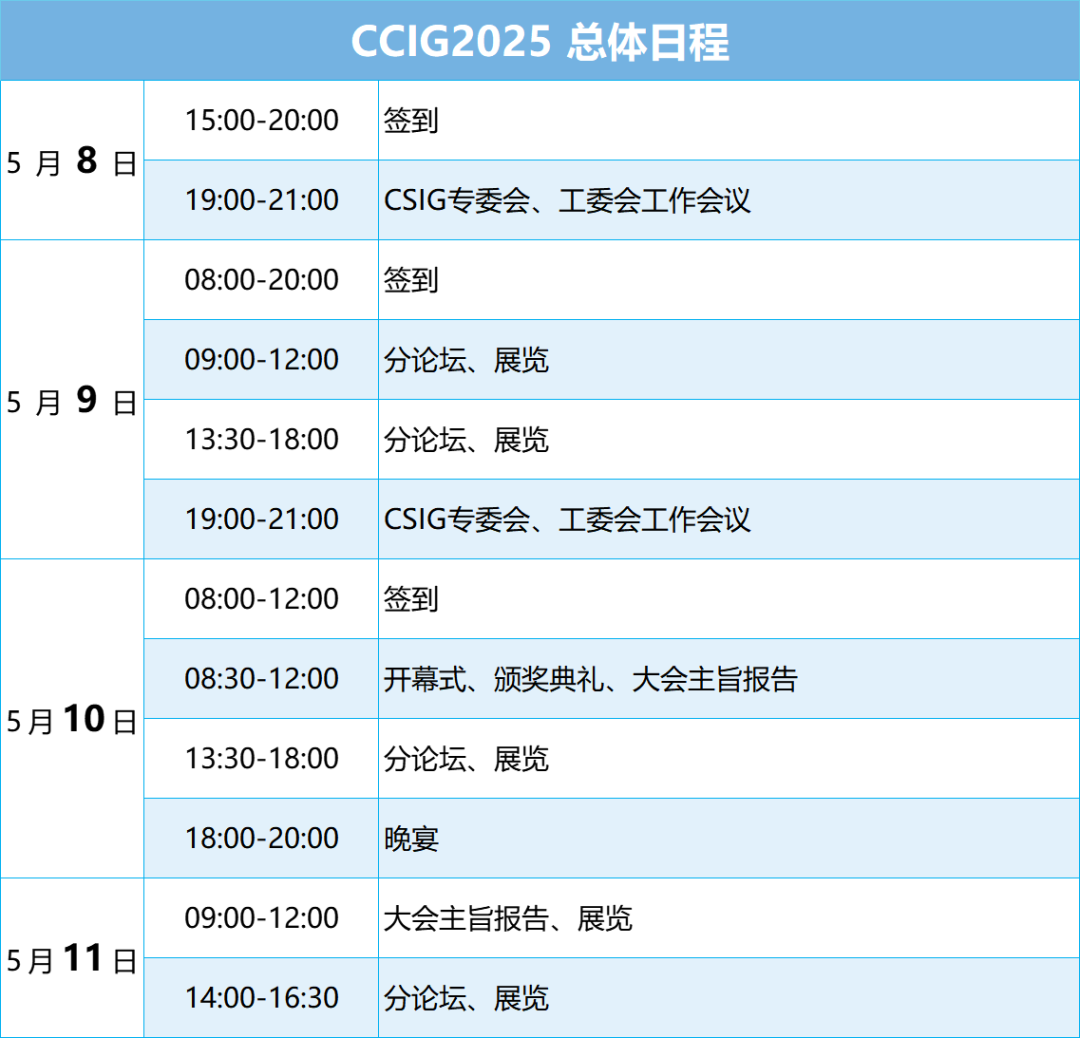 【CCIG 2025】早鸟票截至4月7日，带您一览会议全貌！ - 知乎
