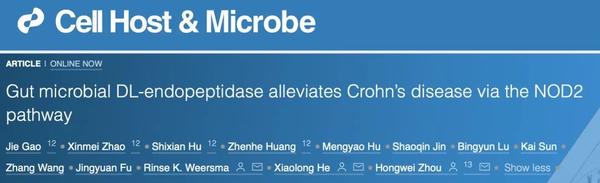 Cell Host & Microbe | 南方医科大学等揭示克罗恩病的发病调控新机制 - 知乎
