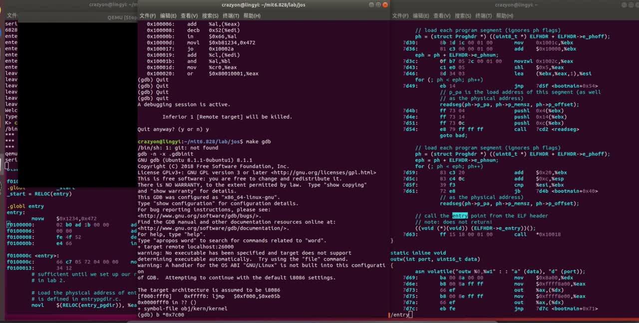 [一起学]MIT 6.828 | 操作系统-Lab1 - 知乎