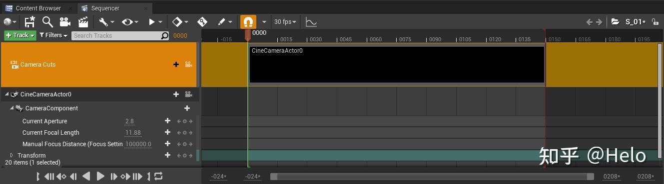 UE4中的动画编辑器 —— Sequencer in UE4 - 知乎