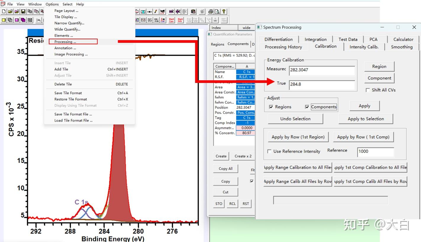Casa XPS拟合系列1-碳校正 - 知乎