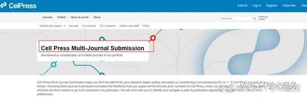 Cell出版社：允许“一稿多投”！可同时向21本SCI 期刊投稿 - 知乎