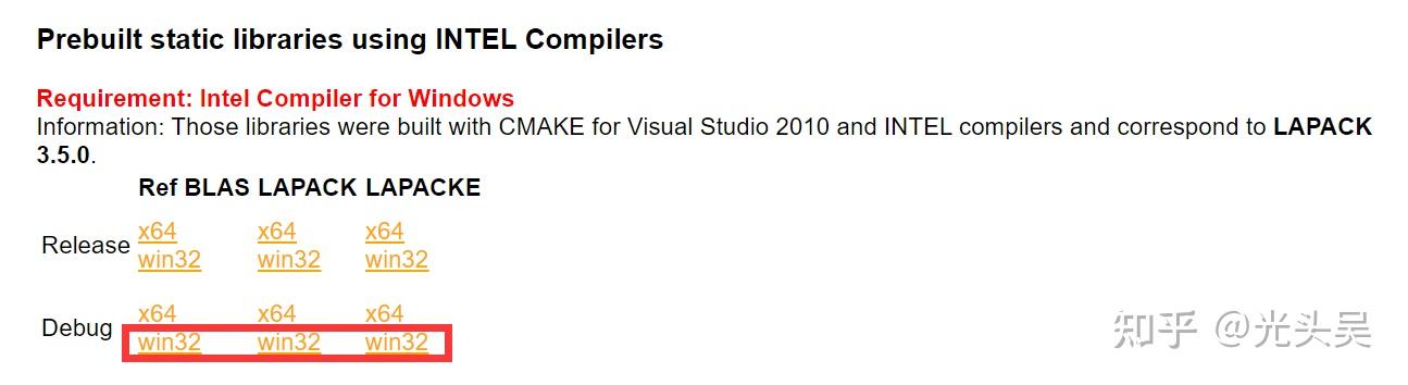 在Windows中VS fortran下使用LAPACK库 - 知乎