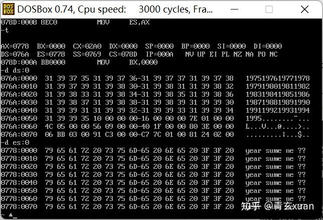【汇编语言】实验7：寻址方式在结构化数据访问中的应用 - 知乎