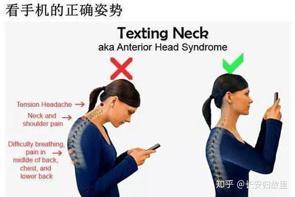 保护颈椎，用正确的姿势看手机。 - 知乎