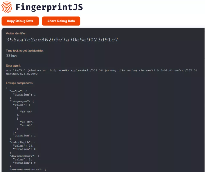 浏览器指纹在线检测与浏览器指纹识别 - 知乎