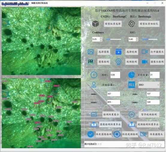 基于深度学习的高精度海洋生物检测识别系统（pytorch Pyside6 Yolov5模型） 知乎