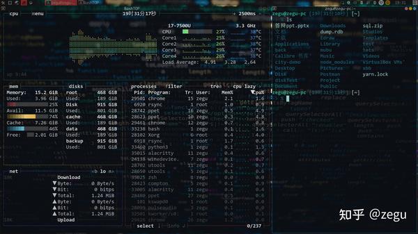awesome WM 美化成果图 - 知乎